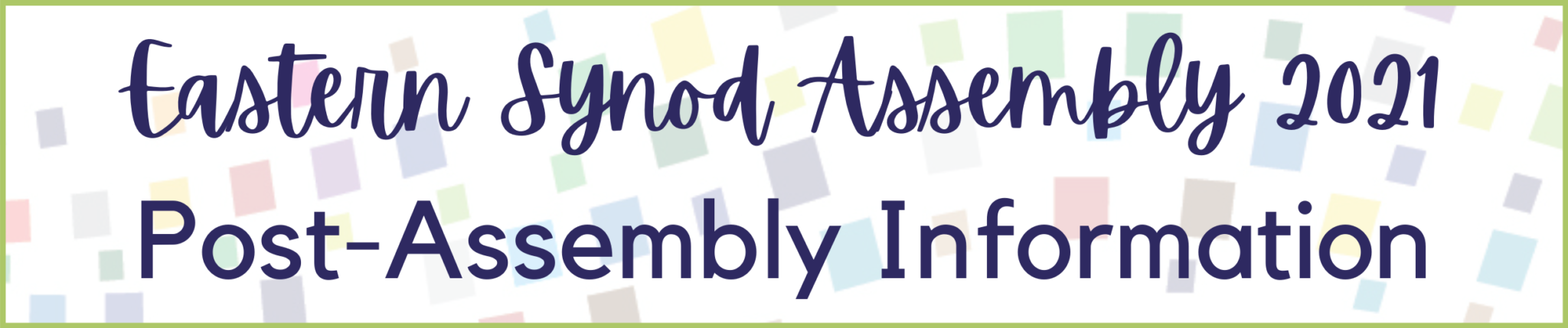 Eastern Synod of the Evangelical Lutheran Church in Canada – Member ...