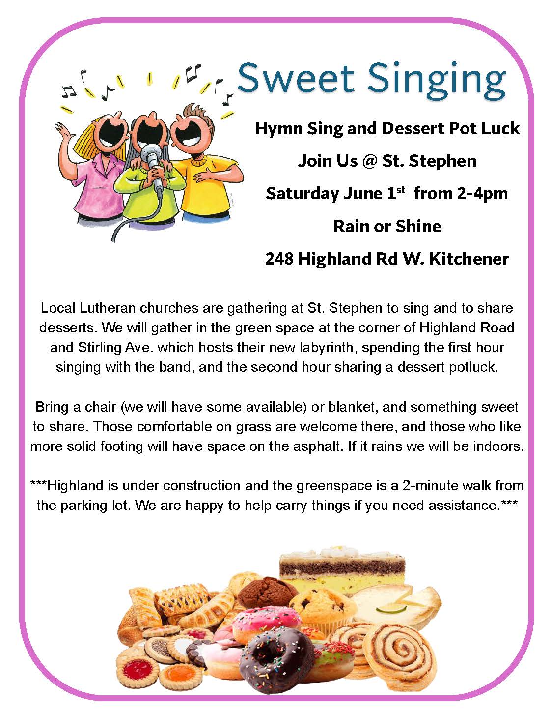 Sweet Singing Hymn Sing – Eastern Synod of the Evangelical Lutheran ...